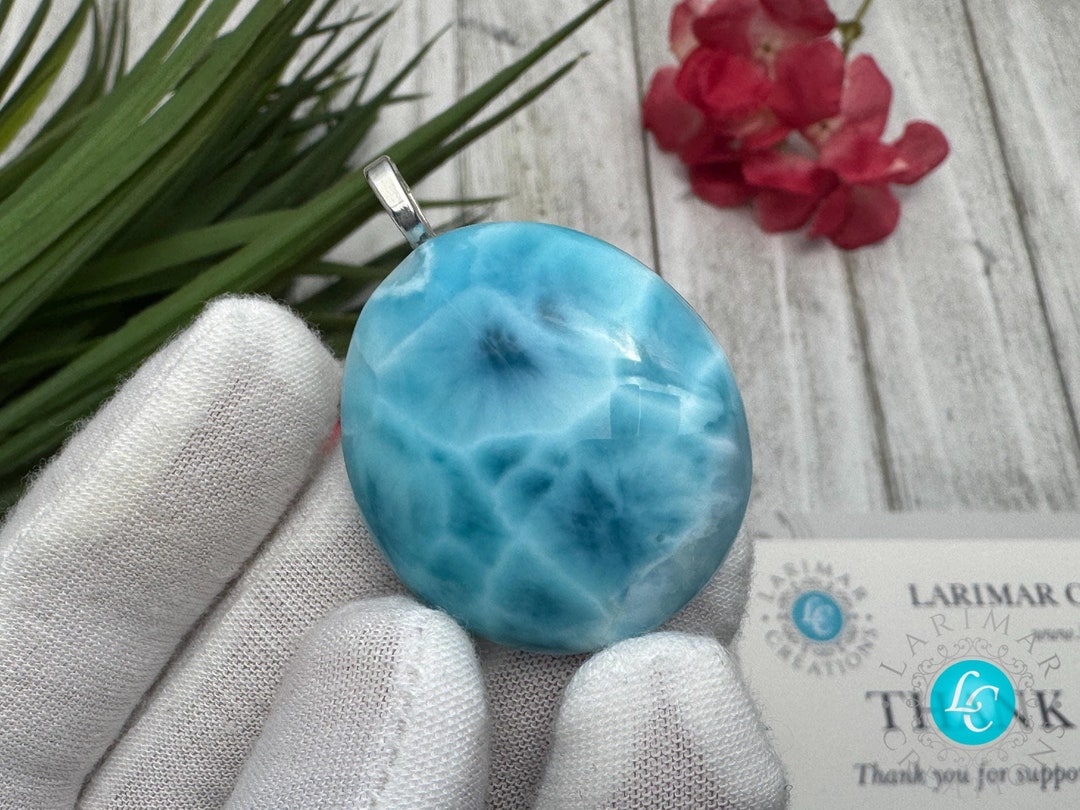 Super Larimar Palm Stone,aaa Larimar,larimar Freeform,meditation Stone,larimar Stone,natural ...