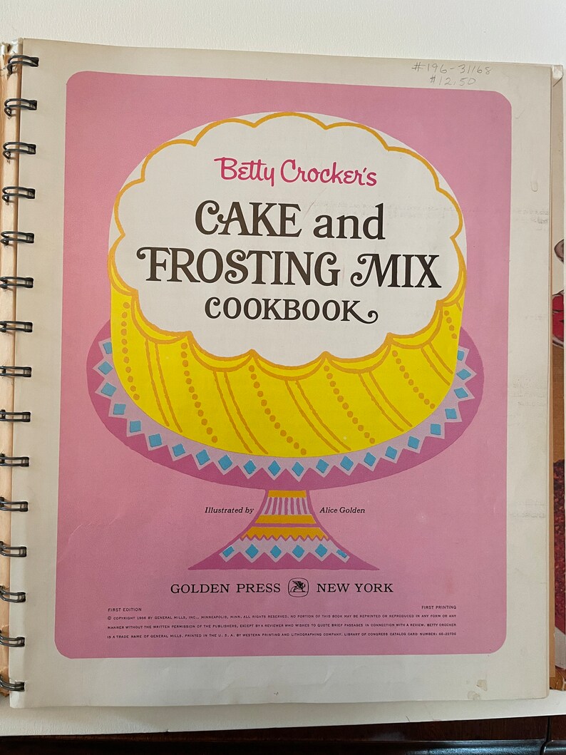 Betty Crockers Cake and Frosting Mix Cookbook - Etsy