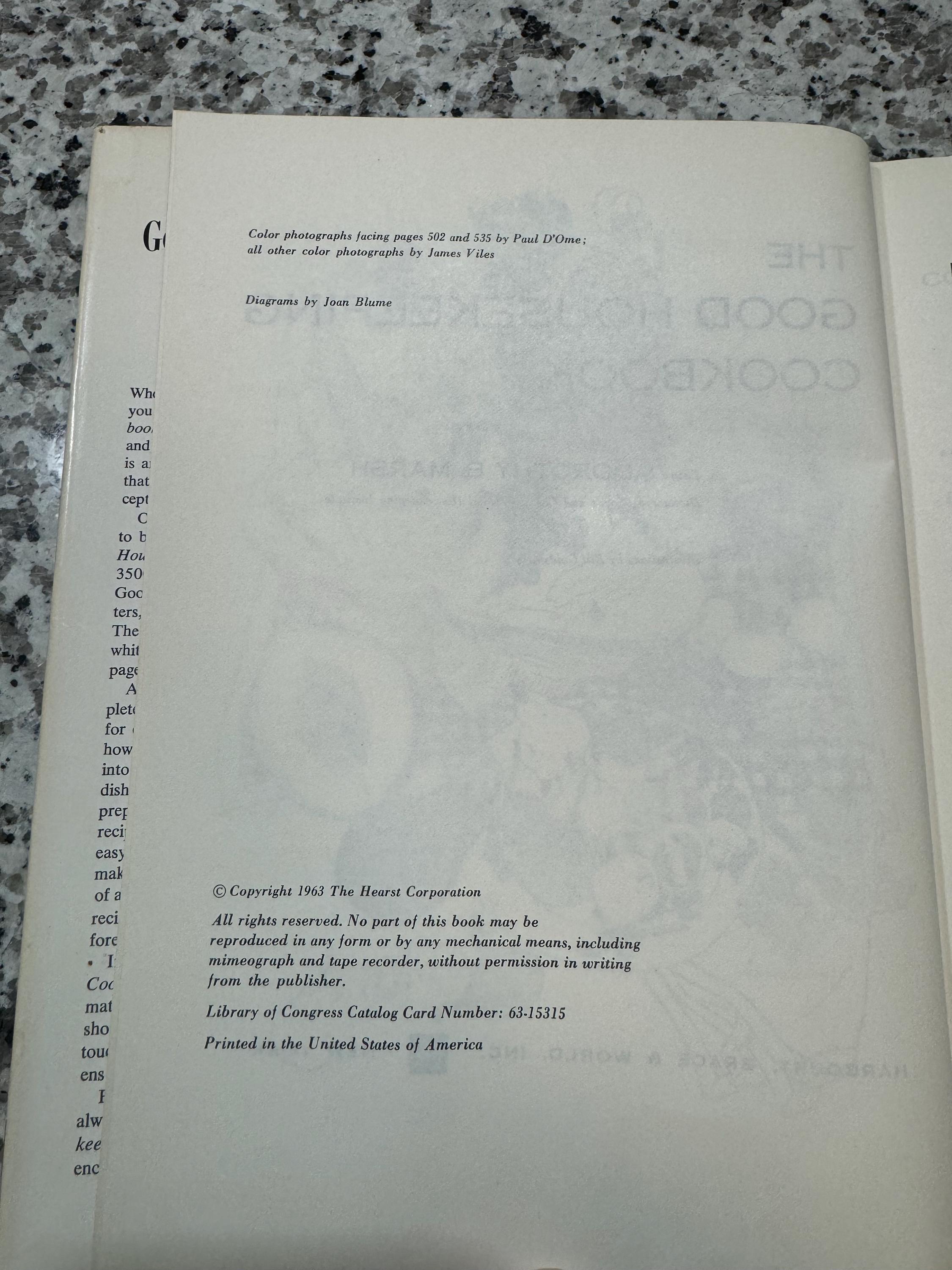 The Good Housekeeping Cookbook - Etsy