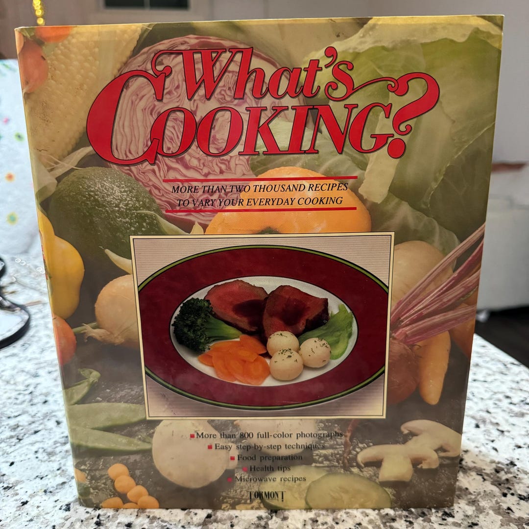 What's Cooking Cookbook: 2000+ Recipes, 1990 Edition - Etsy