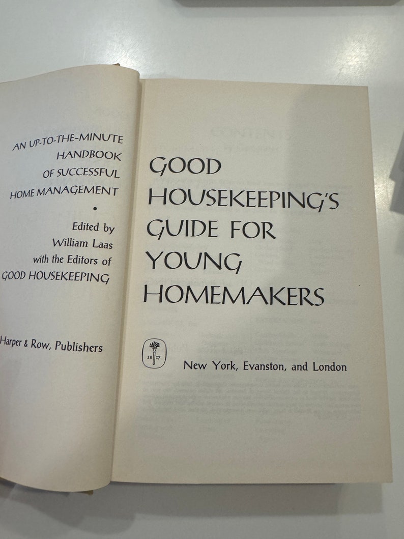 Good Housekeeping's Guide for Young Homemakers 1966 - Etsy