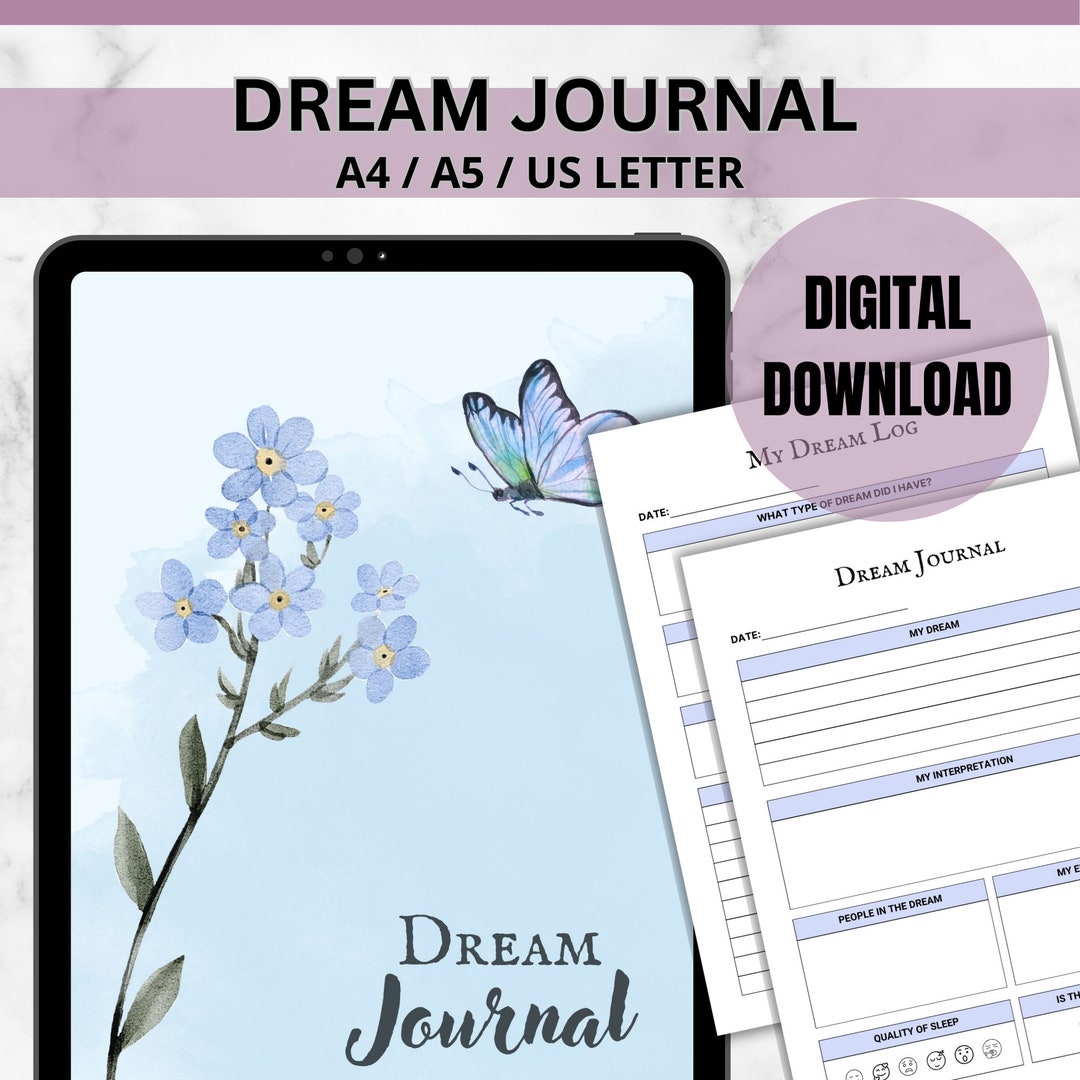 Dream Journal, Goodnotes, iPad Planner, Sleep Journal, Daily ...