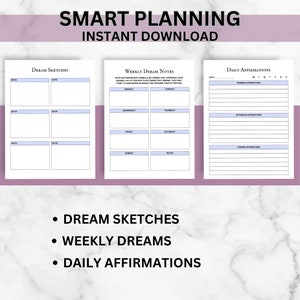 Dream Journal, Goodnotes, iPad Planner, Sleep Journal, Daily ...