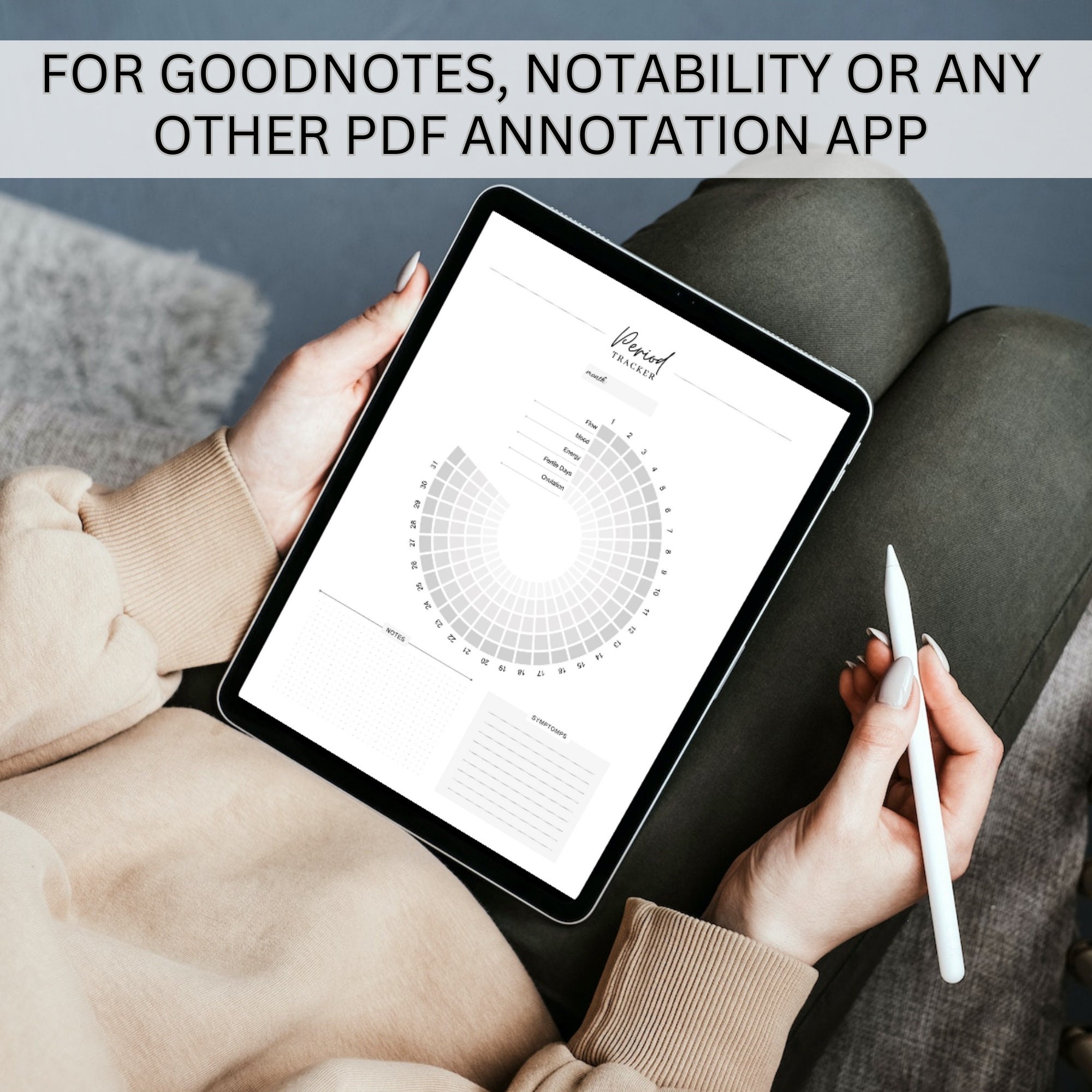 Period Tracker, Digital, Instant Download, Printable, Self Care, Period ...