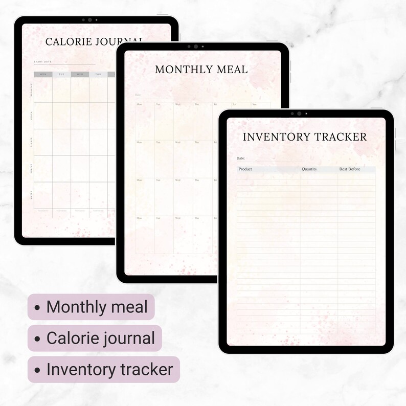 Digital MEAL Planner, Weekly Meal Planner, Menu Plan & Prep, Goodnotes ...