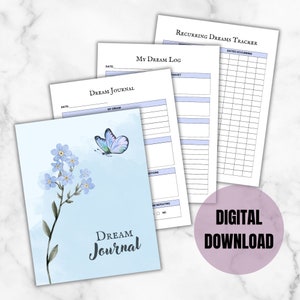 Dream Journal, Goodnotes, iPad Planner, Sleep Journal, Daily ...