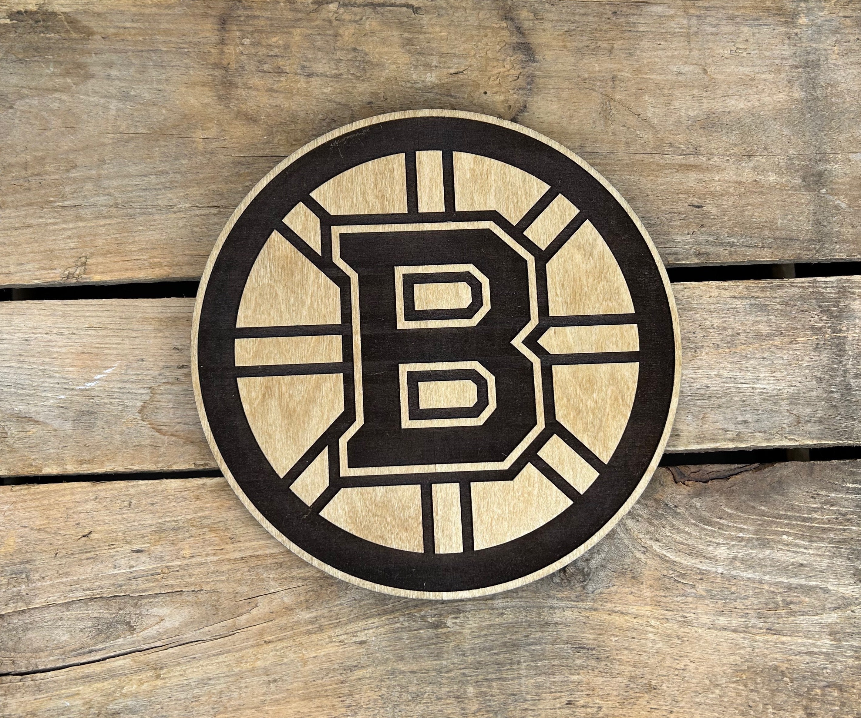 Hockey Team Logo Signs, Wooden Sports Team Sign, Hockey Wall Hanging - Etsy