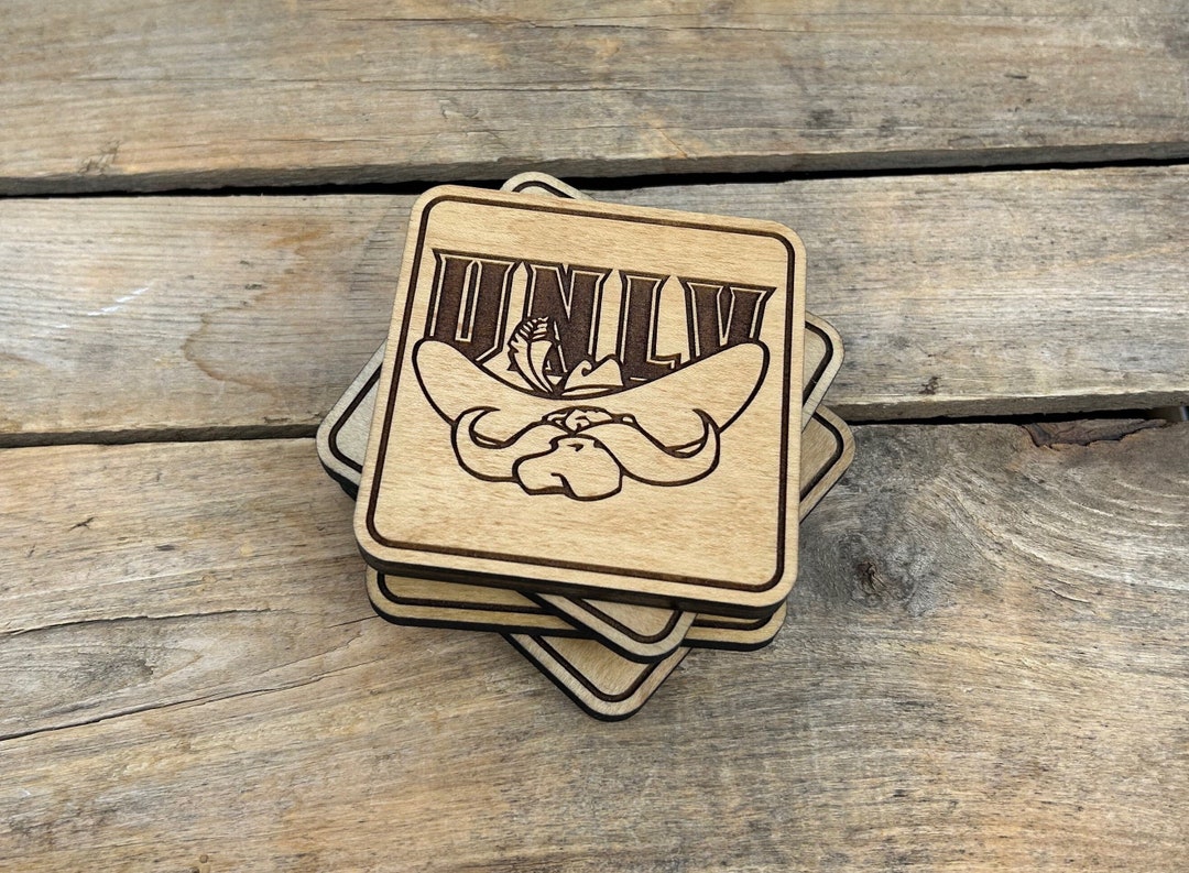 NCAA Team Coasters, Wooden NCAA Team Coasters, College Team Coasters - Etsy
