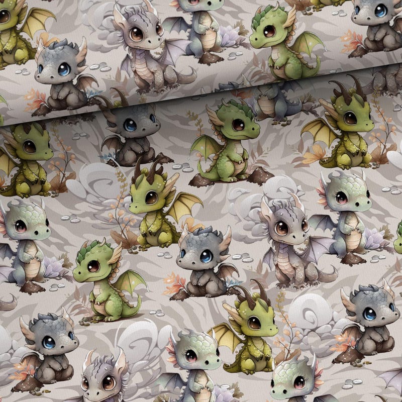 Dragon Fabric - Etsy
