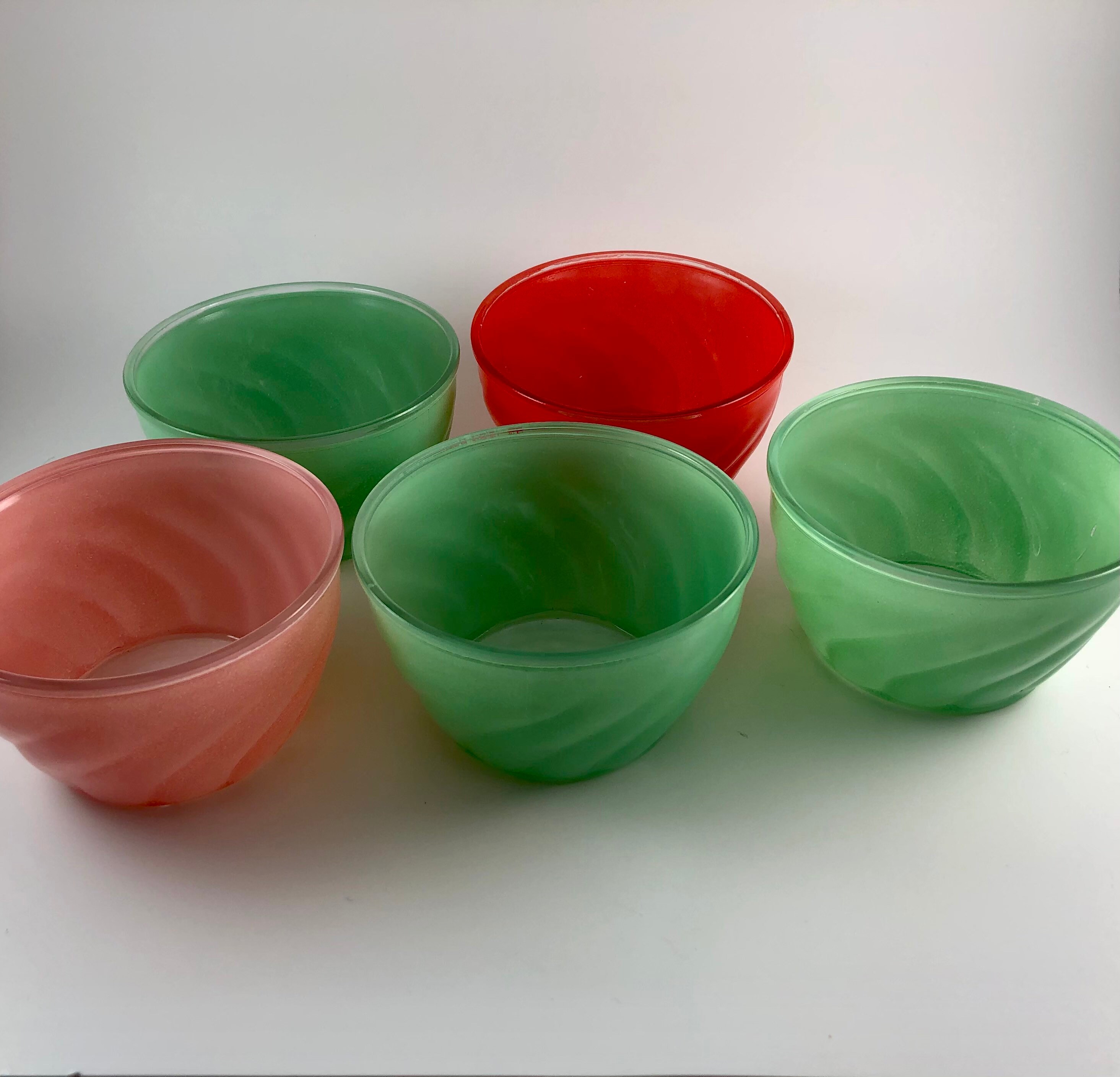 Vintage Ice Cream Sherbet Bowls Set of 5 Vintage - Etsy