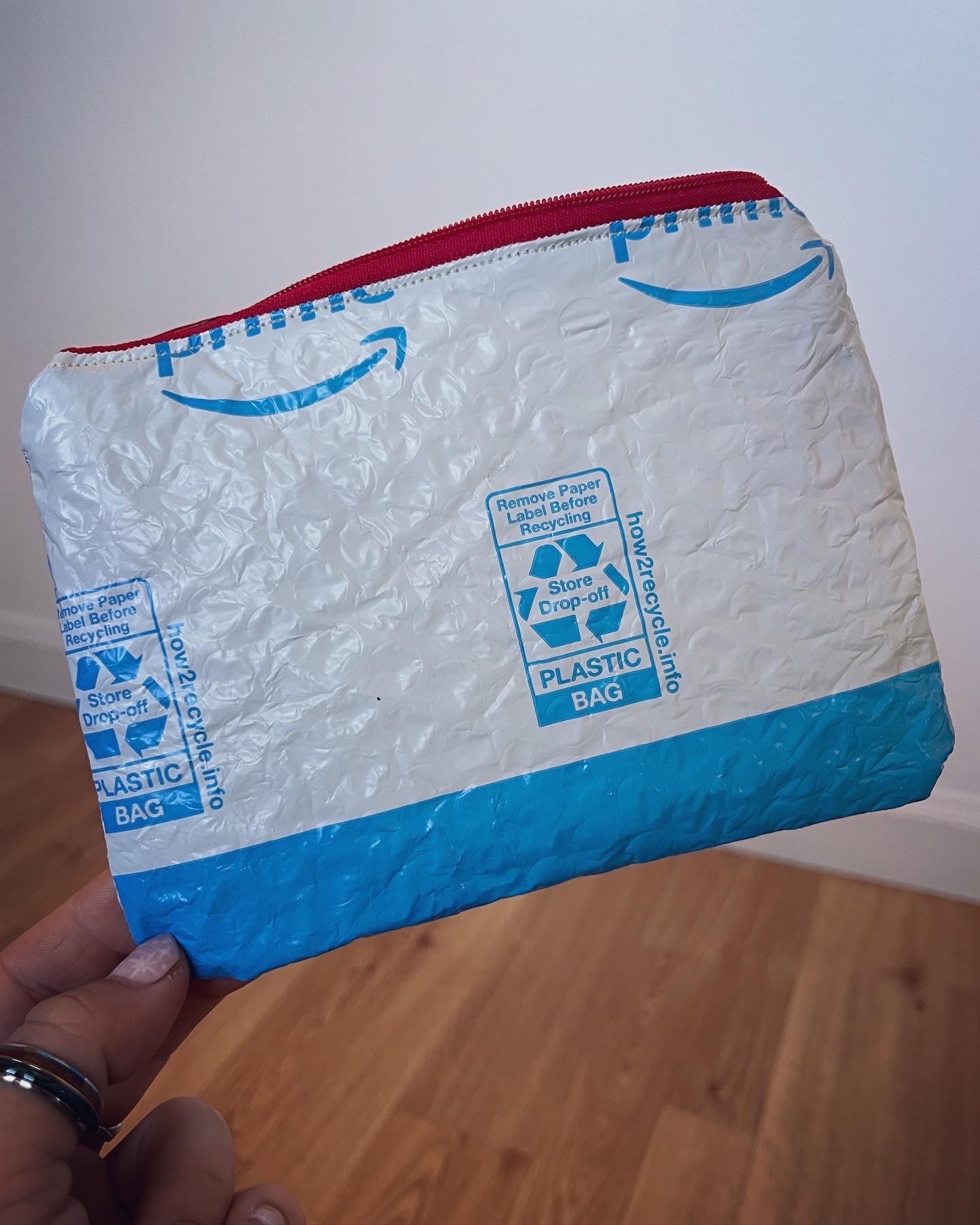 Recycled Amazon Shipping Bag - Zip Pouch - Etsy