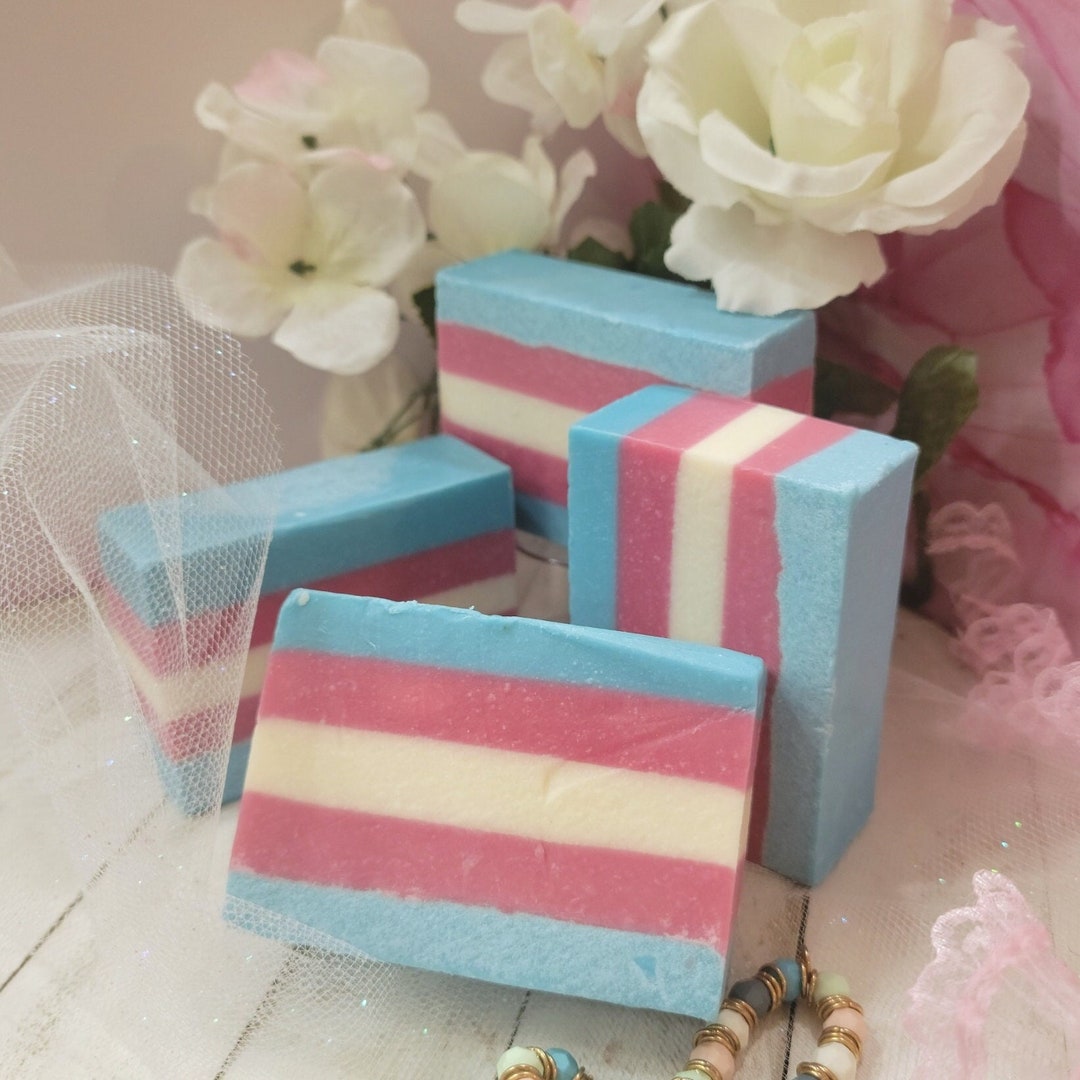 Sparkling Orchids Soap / Pink Champagne Soap / LGBTQ Soap / Transgender ...