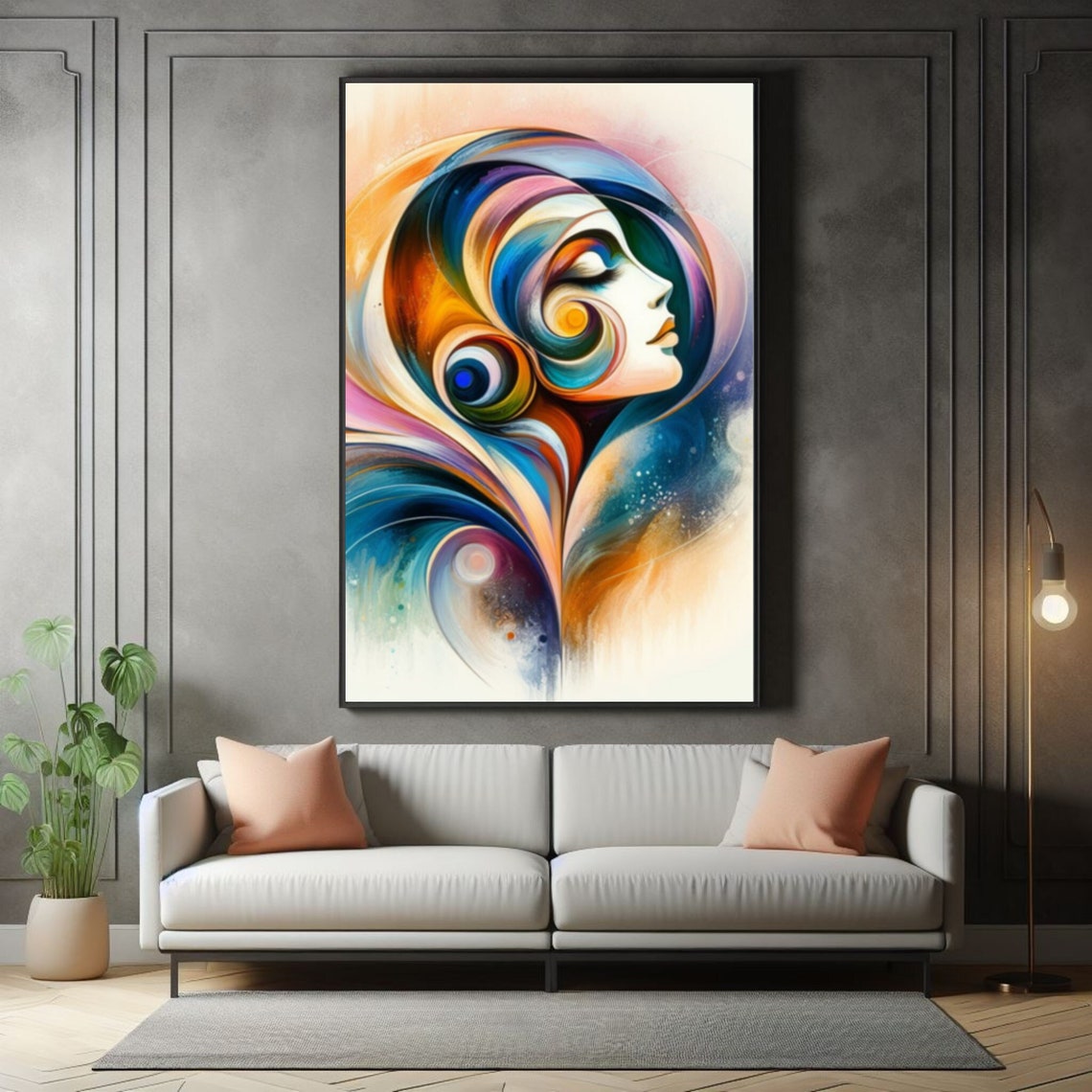 Beautiful Woman Poster, Yoga Wall Art Poster, Meditating Poster, Good ...