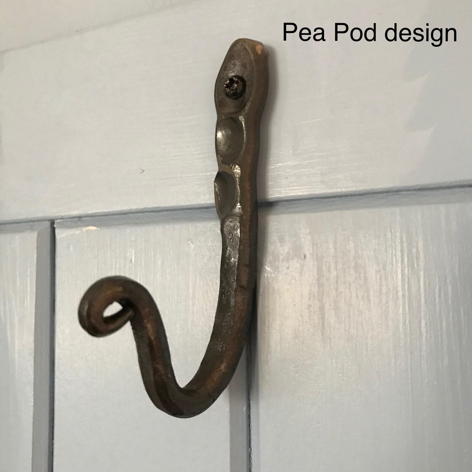 Hand Forged Wall Hook - Etsy