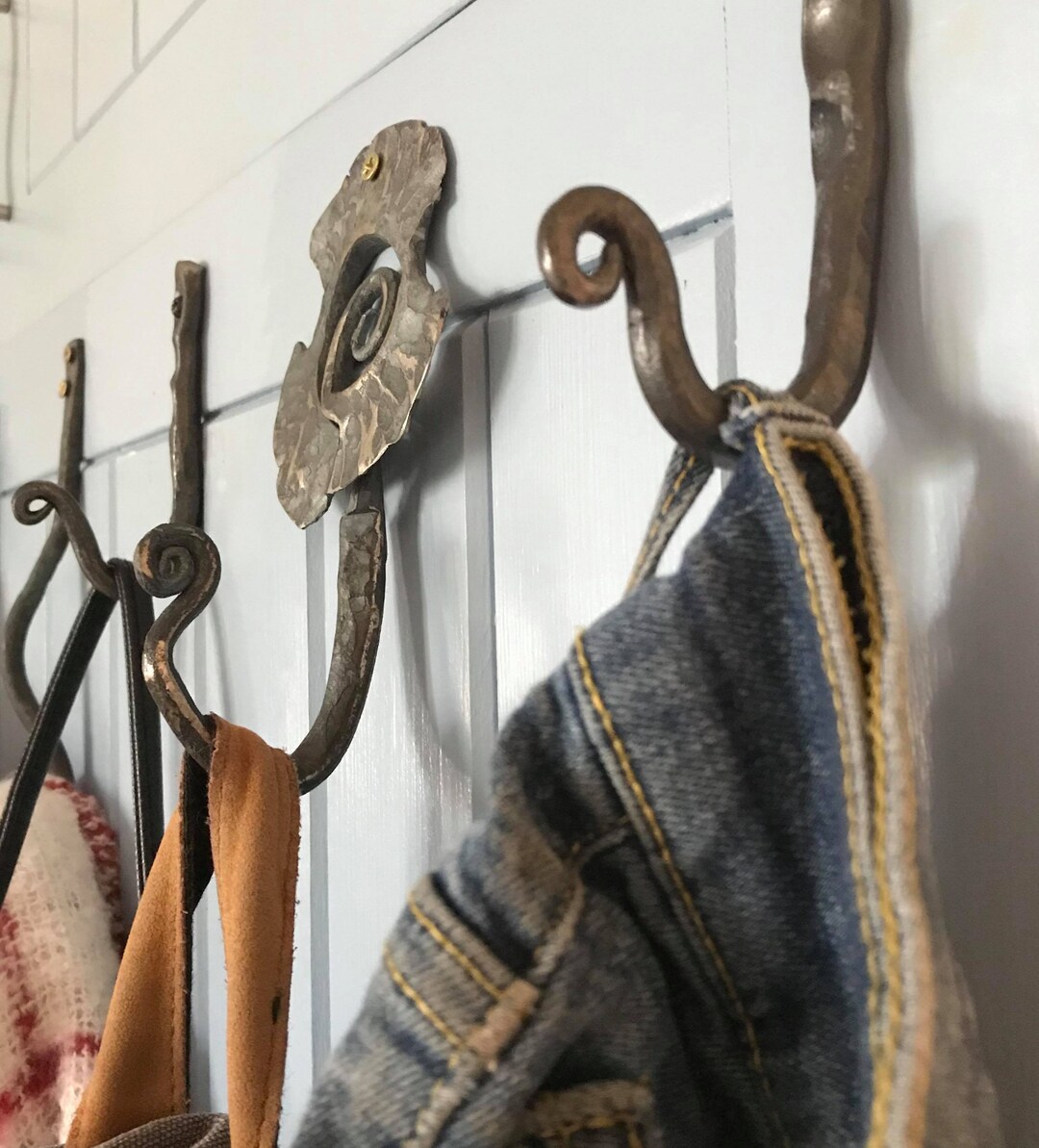 Hand Forged Wall Hook - Etsy