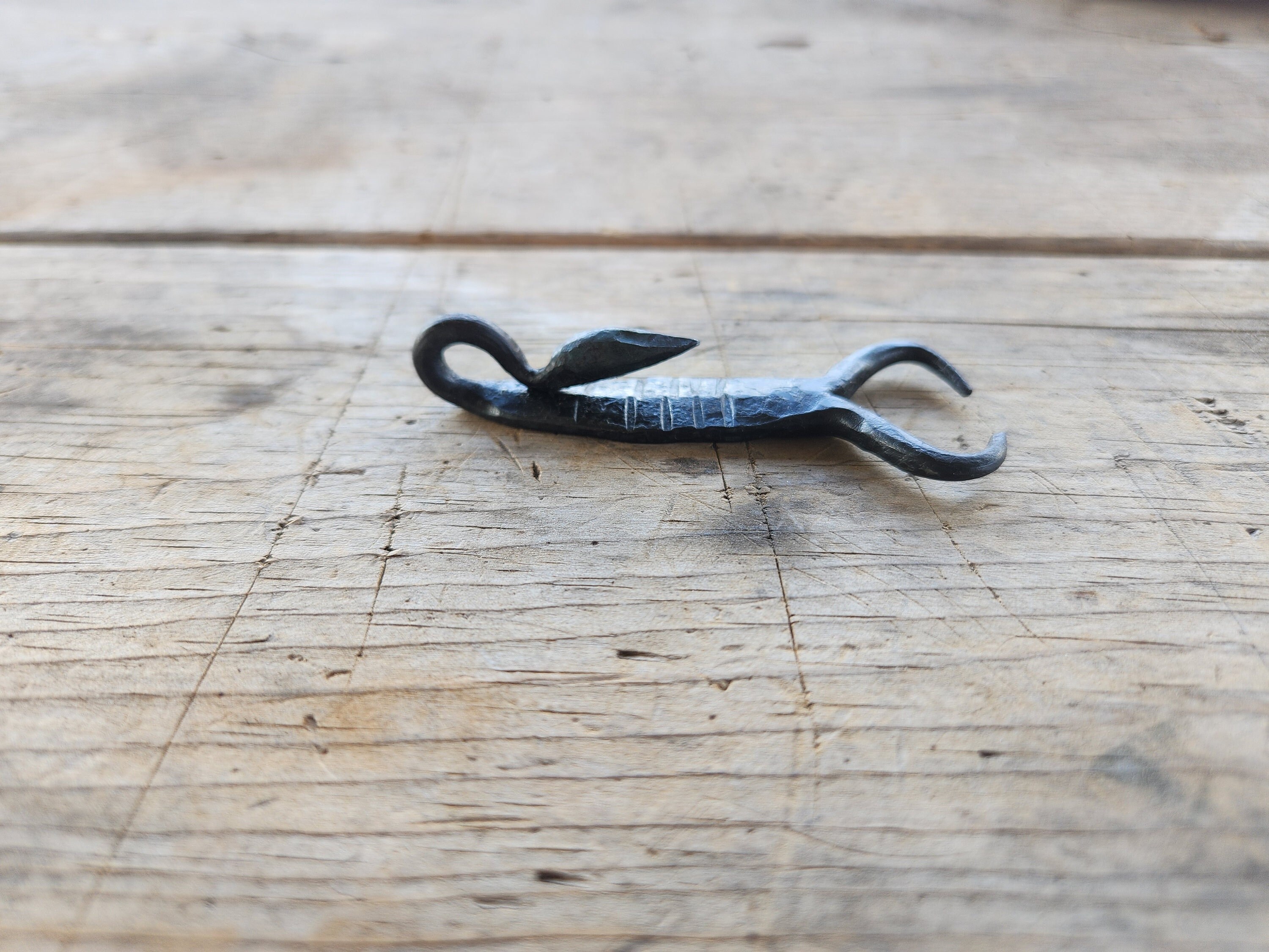 Hand Forged Iron Scorpion Pendant - Etsy