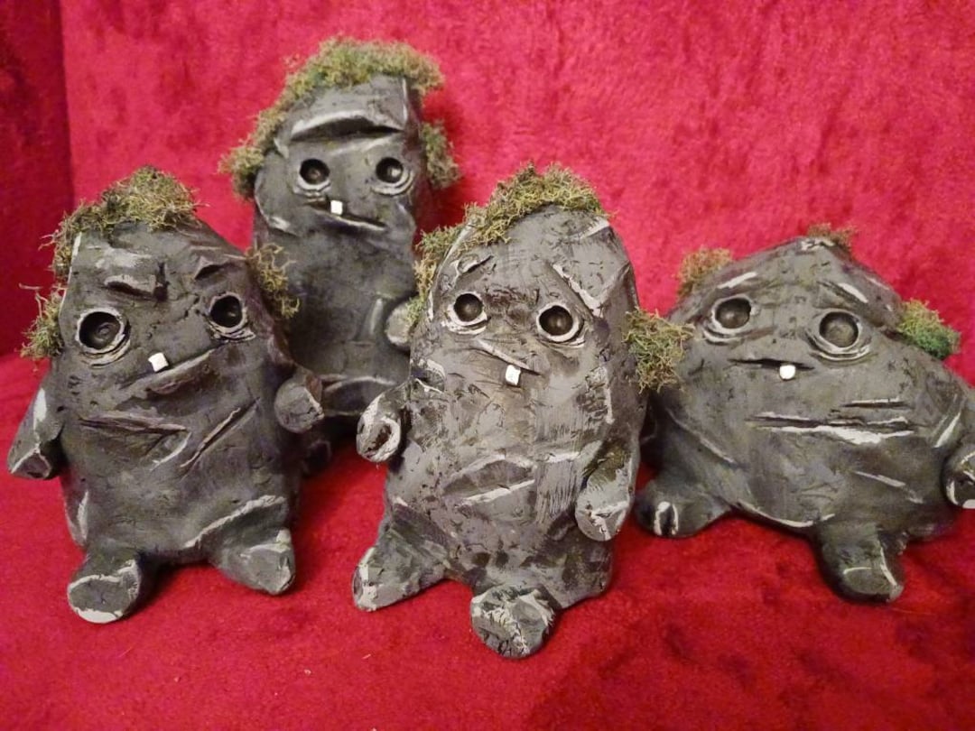 Stone Troll Mountain Spirit Art Sculpture - Etsy
