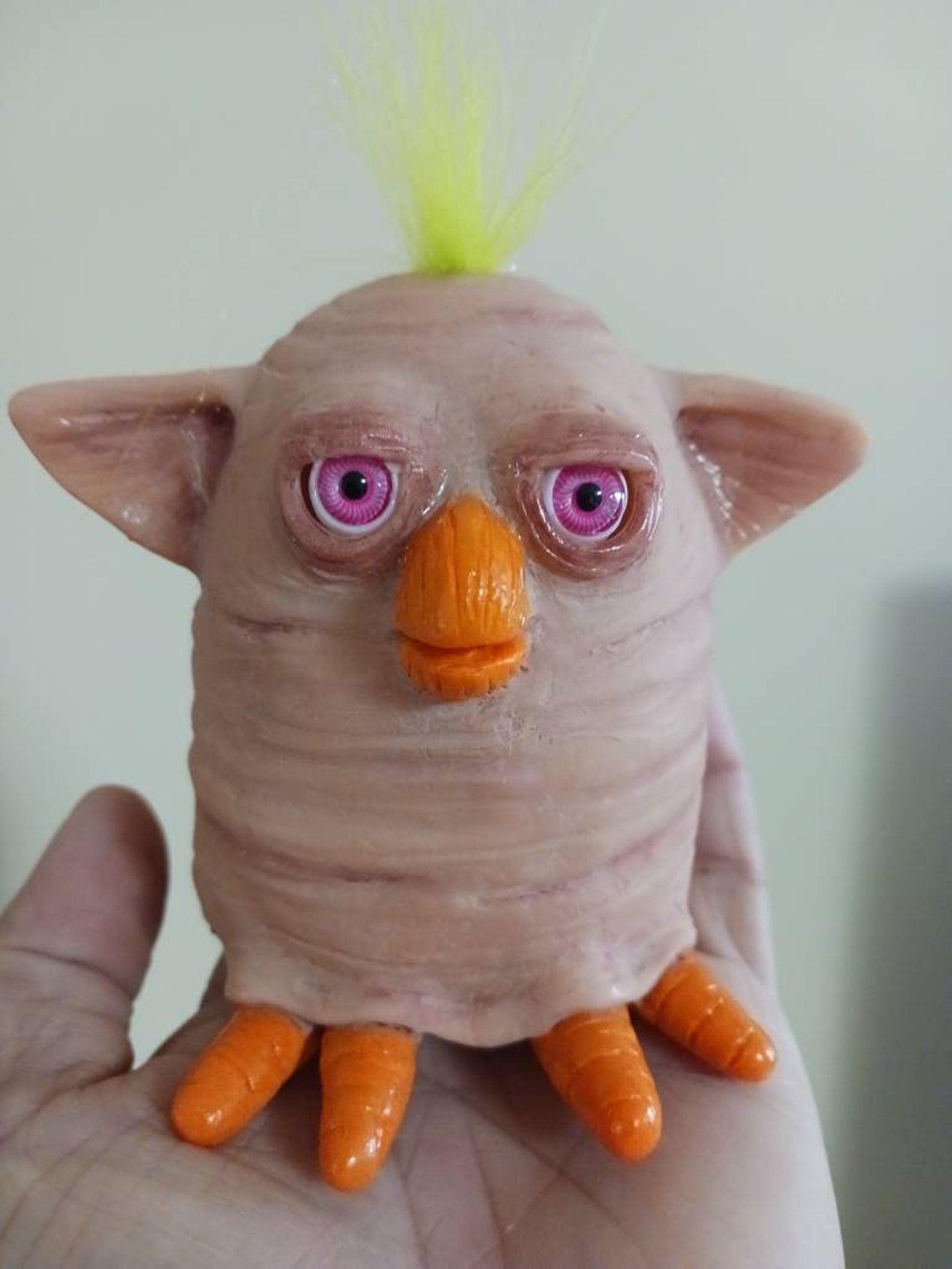 Forbidden Furb Hairless Furby Sculpture - Etsy