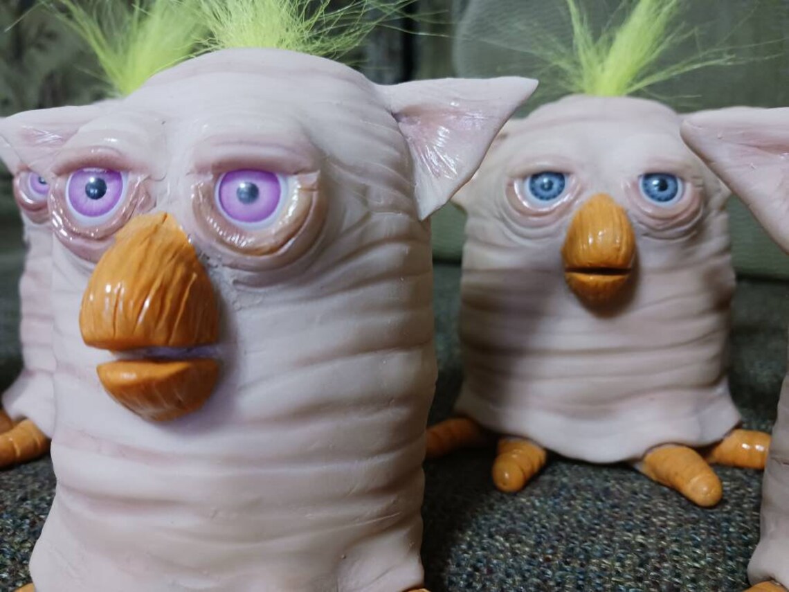 Forbidden Furb Hairless Furby Sculpture - Etsy