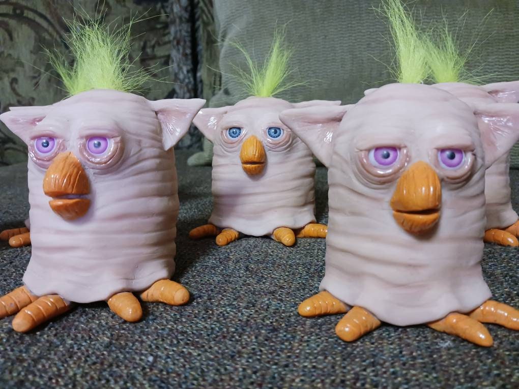 Forbidden Furb Hairless Furby Sculpture - Etsy Canada