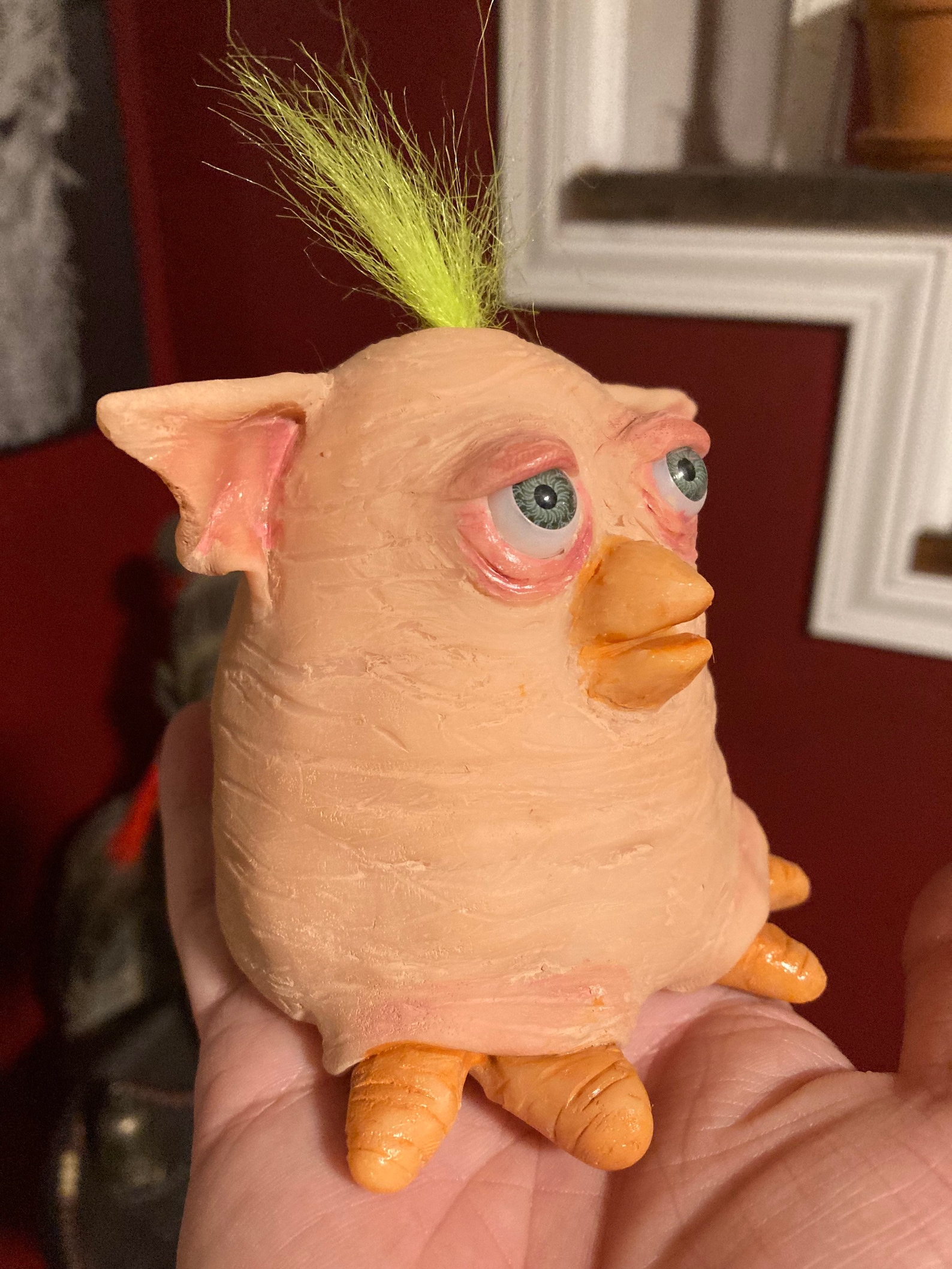 Forbidden Furb Hairless Furby Sculpture - Etsy