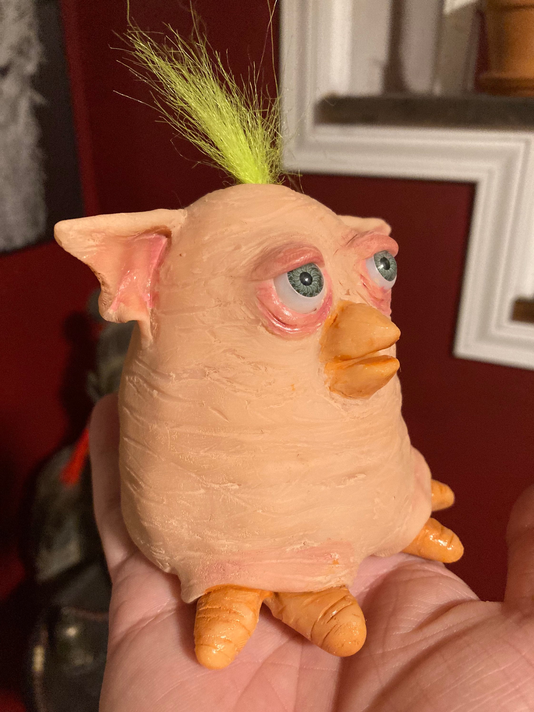Forbidden Furb Hairless Furby Sculpture - Etsy