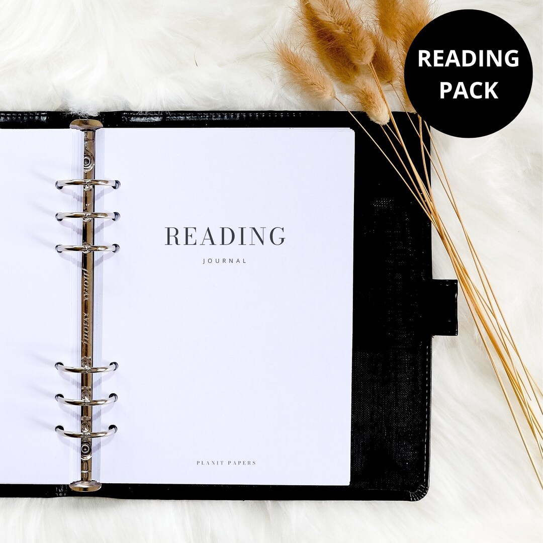 PRINTED A5 Reading Journal Inserts Book Review Inserts - Etsy