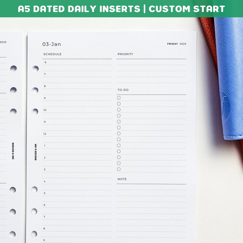 Daily Planner - Etsy
