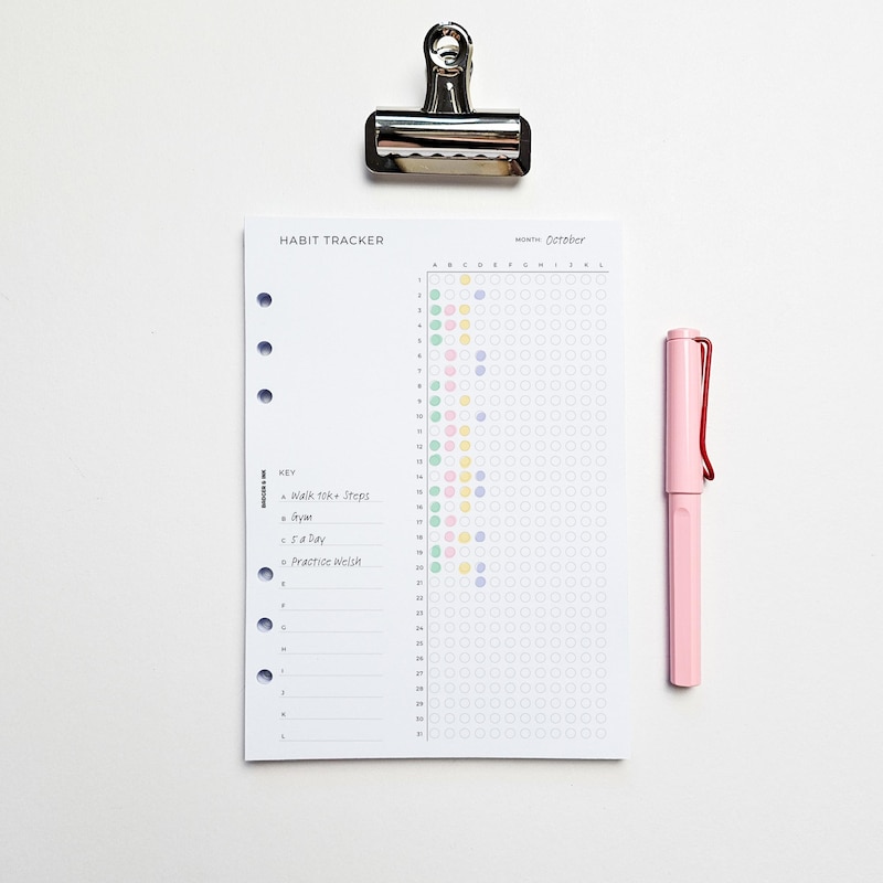 A5 Wellness Journal Pages - Etsy UK