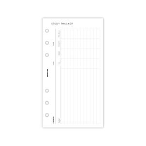 PRINTED Personal Study Log Planner Inserts - Etsy