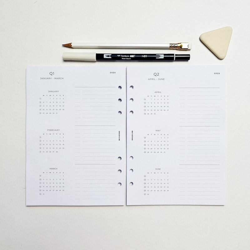 2025 Insert A5 - Etsy