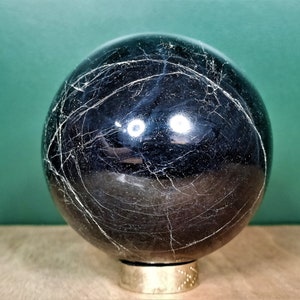 Rare & 55MM to 60MM the Black and Dark Blue Biotite Stone Healing ...