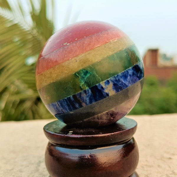 7 Chakra Spheres - Etsy