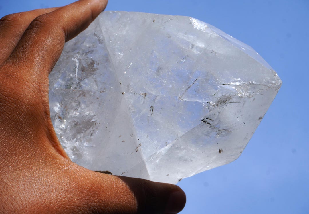 Rare Satyaloka Azeztulite Transparent - Powerful Himalayan High Energy ...
