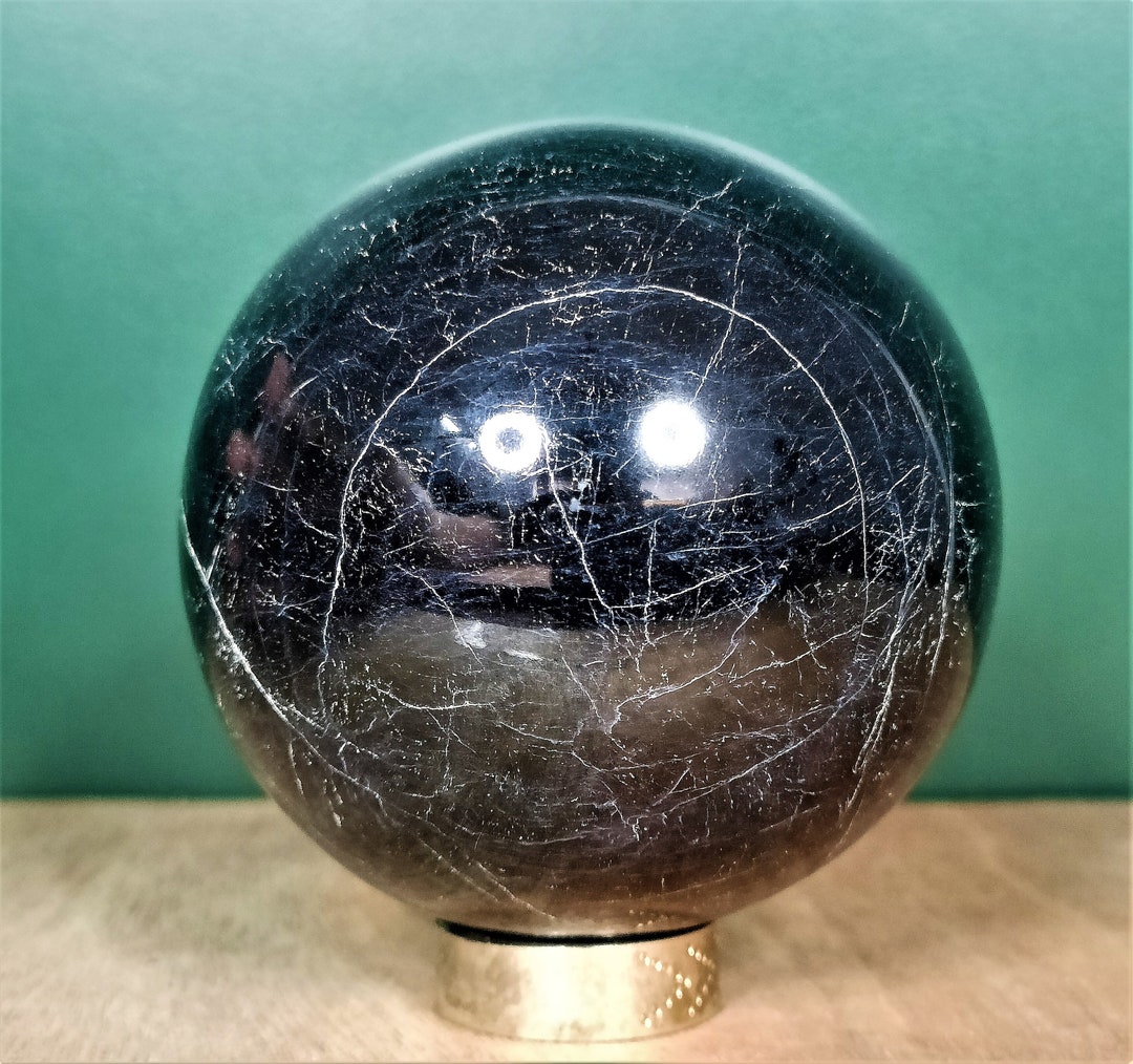 Rare & 55MM to 60MM the Black and Dark Blue Biotite Stone Healing ...