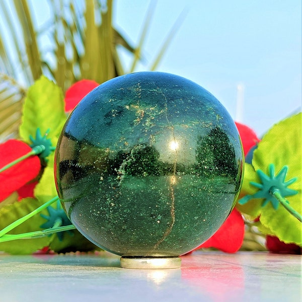 Green Jade Sphere - Etsy