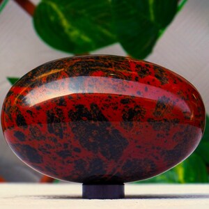 100MM Red Mahogany Obsidian Stone Minerals Healinging Lingam - Etsy
