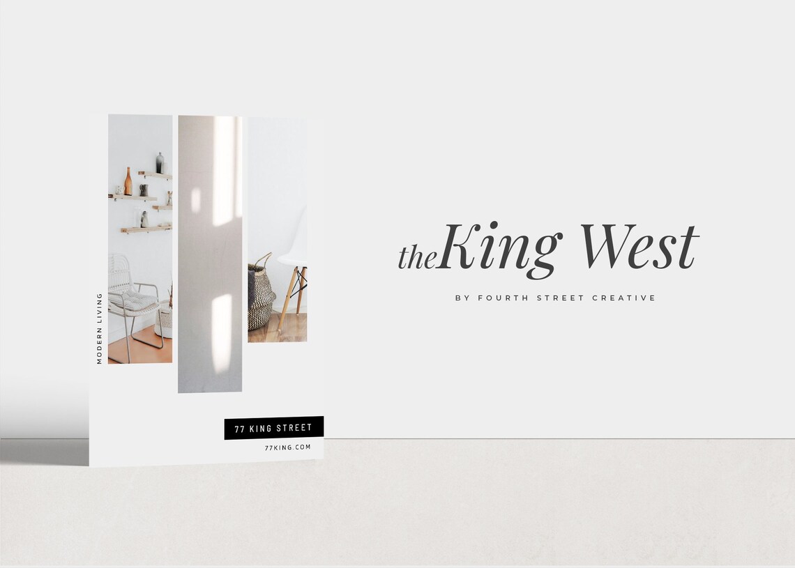 Real Estate Modern Tabloid Brochure Canva Template Real - Etsy Canada