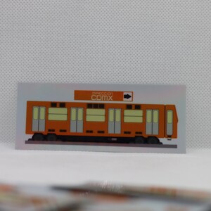 Mexico City CDMX Metro/subway Train Sticker holographic Vinyl - Etsy