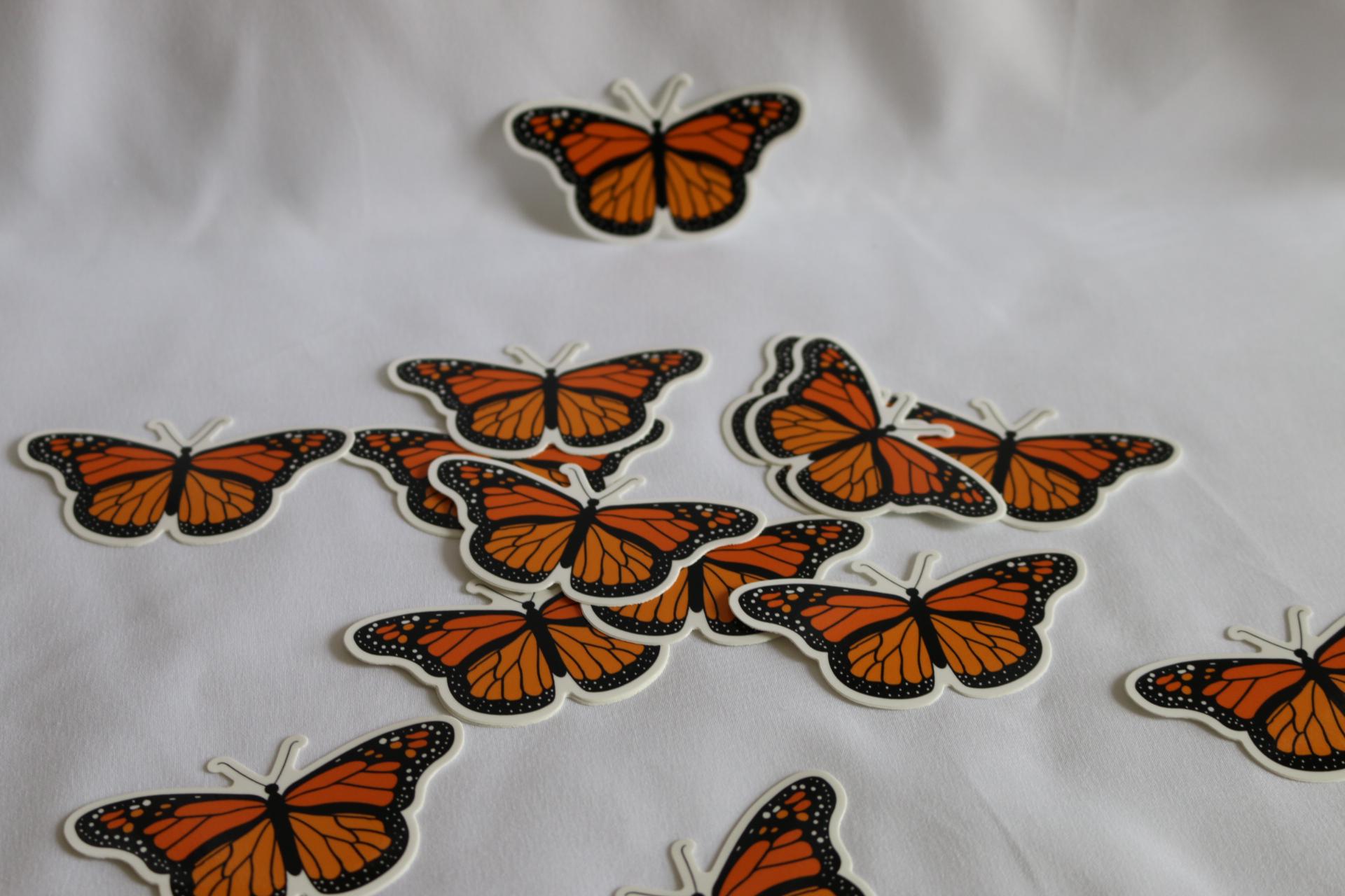 Monarch Butterfly (mariposa Monarca) Vinyl Sticker - Etsy