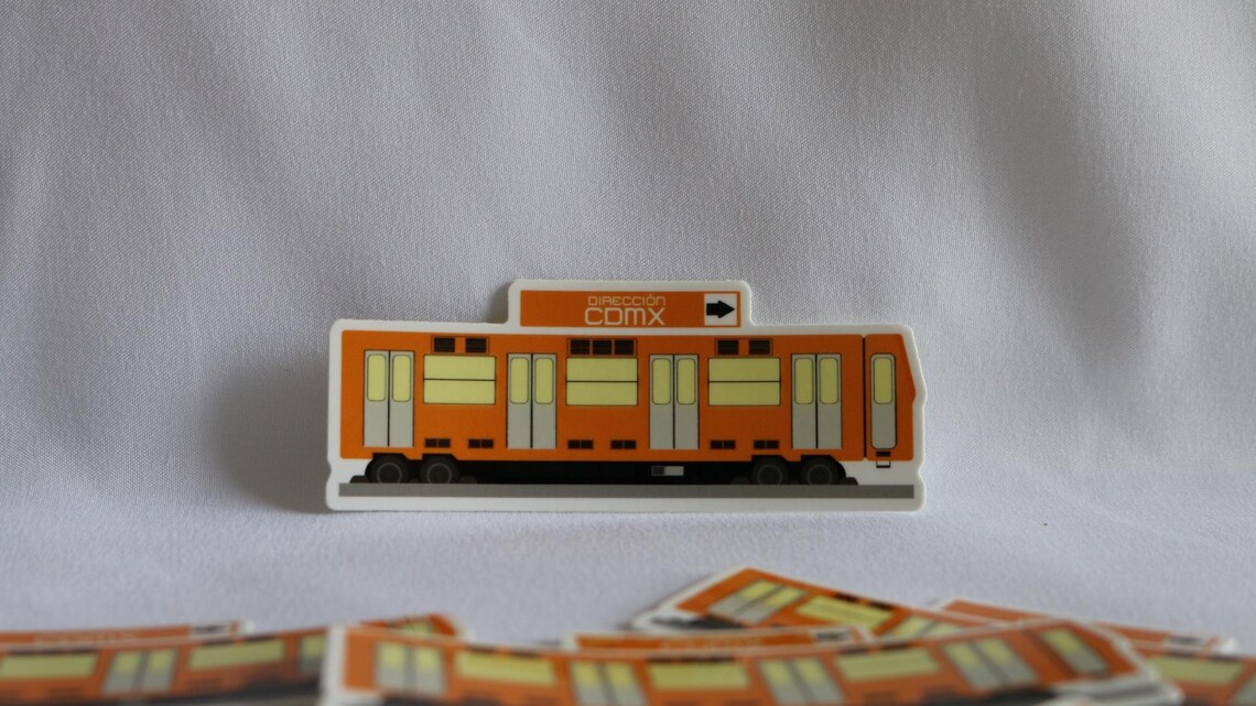 Mexico City (CDMX) Metro/subway Train Sticker - Etsy