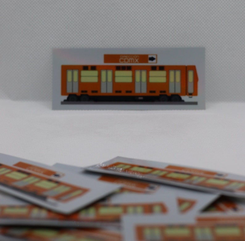 Mexico City CDMX Metro/subway Train Sticker holographic Vinyl - Etsy
