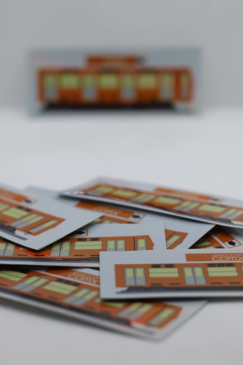 Mexico City CDMX Metro/subway Train Sticker holographic Vinyl - Etsy