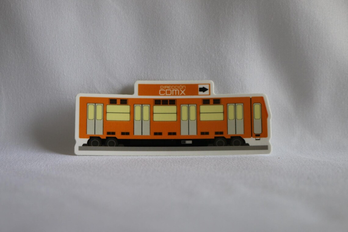 Mexico City (CDMX) Metro/subway Train Sticker - Etsy