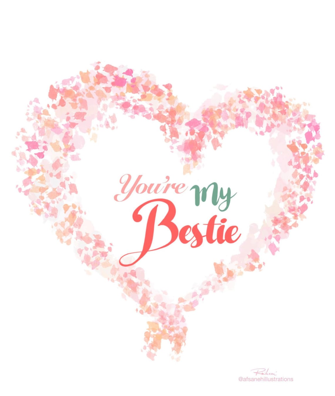 You're my bestie.. | Etsy