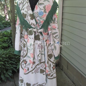 Victorian Style Distressed Chenille Robe Designed From Shabby - Etsy