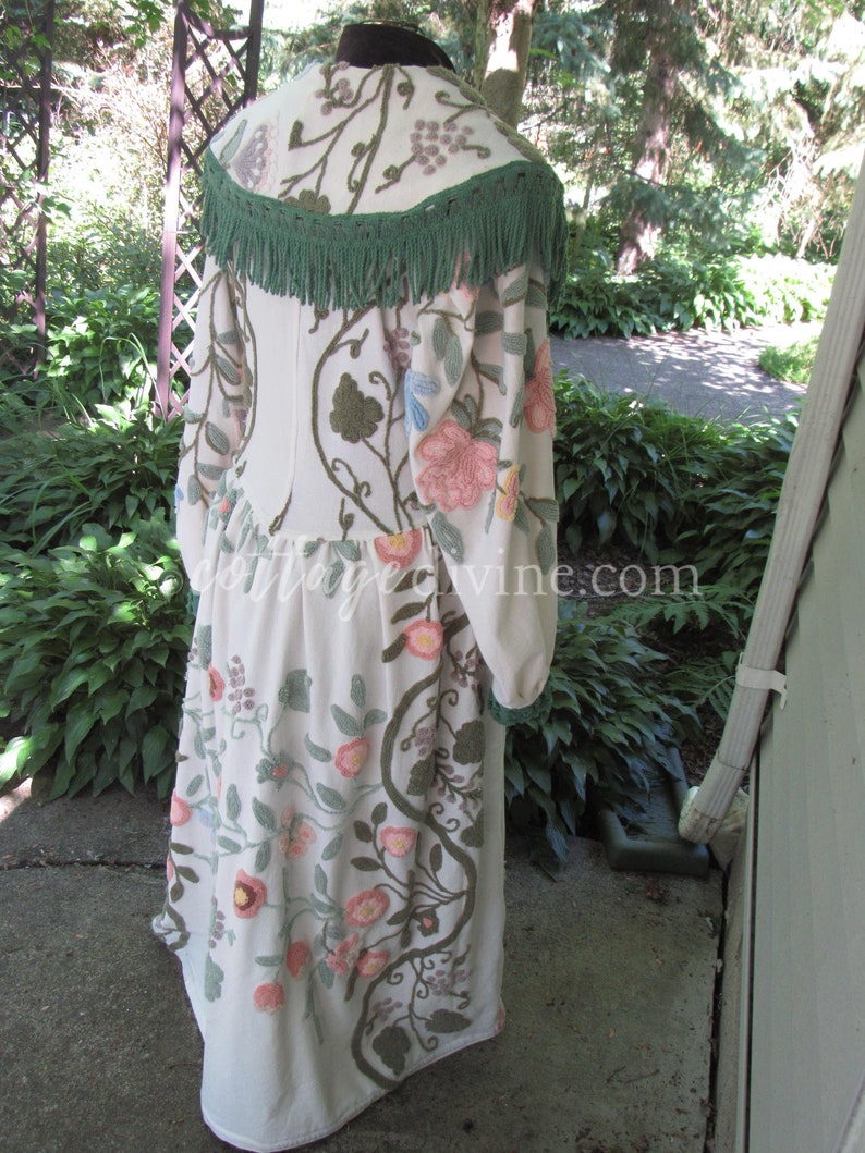 Victorian Style Distressed Chenille Robe Designed From Shabby - Etsy