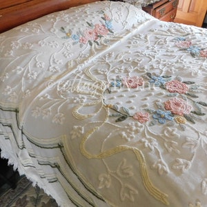 Cottage Style Shabby Rose Wreaths Cabin Crafts Needletuft Vintage ...