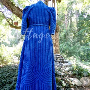 Spectacular Vintage Chenille Robe, Original 1940s Bathrobe, Old ...