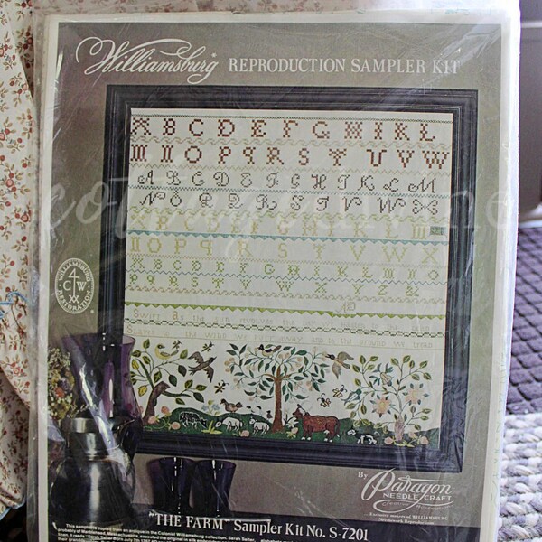 Williamsburg Sampler - Etsy